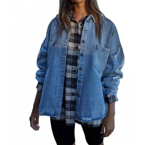 By Together | Jackets & Coats | New By Together Luca Washed Denim ...
